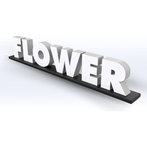 SIGNS | ACRYLIC FLOWER SIGN – SeattleDesignLab