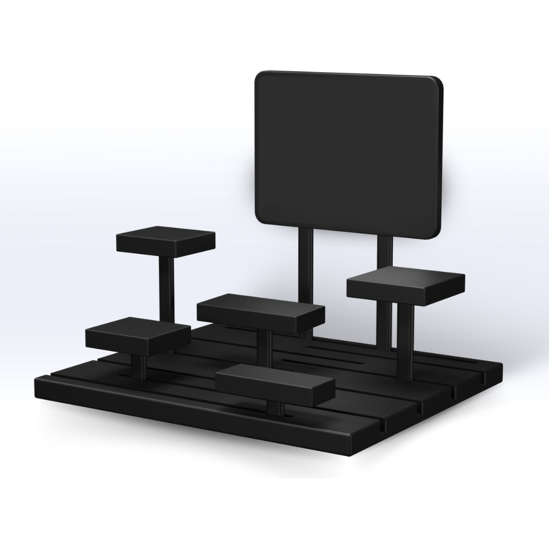 ACRYLIC MULTI-LEVEL DISPLAY – SeattleDesignLab