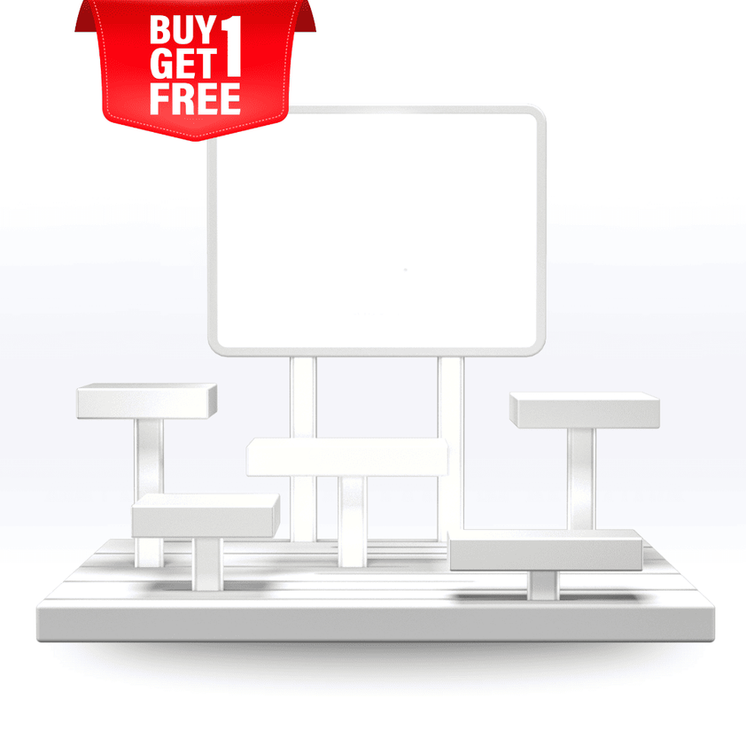 ACRYLIC MULTI-LEVEL DISPLAY – SeattleDesignLab