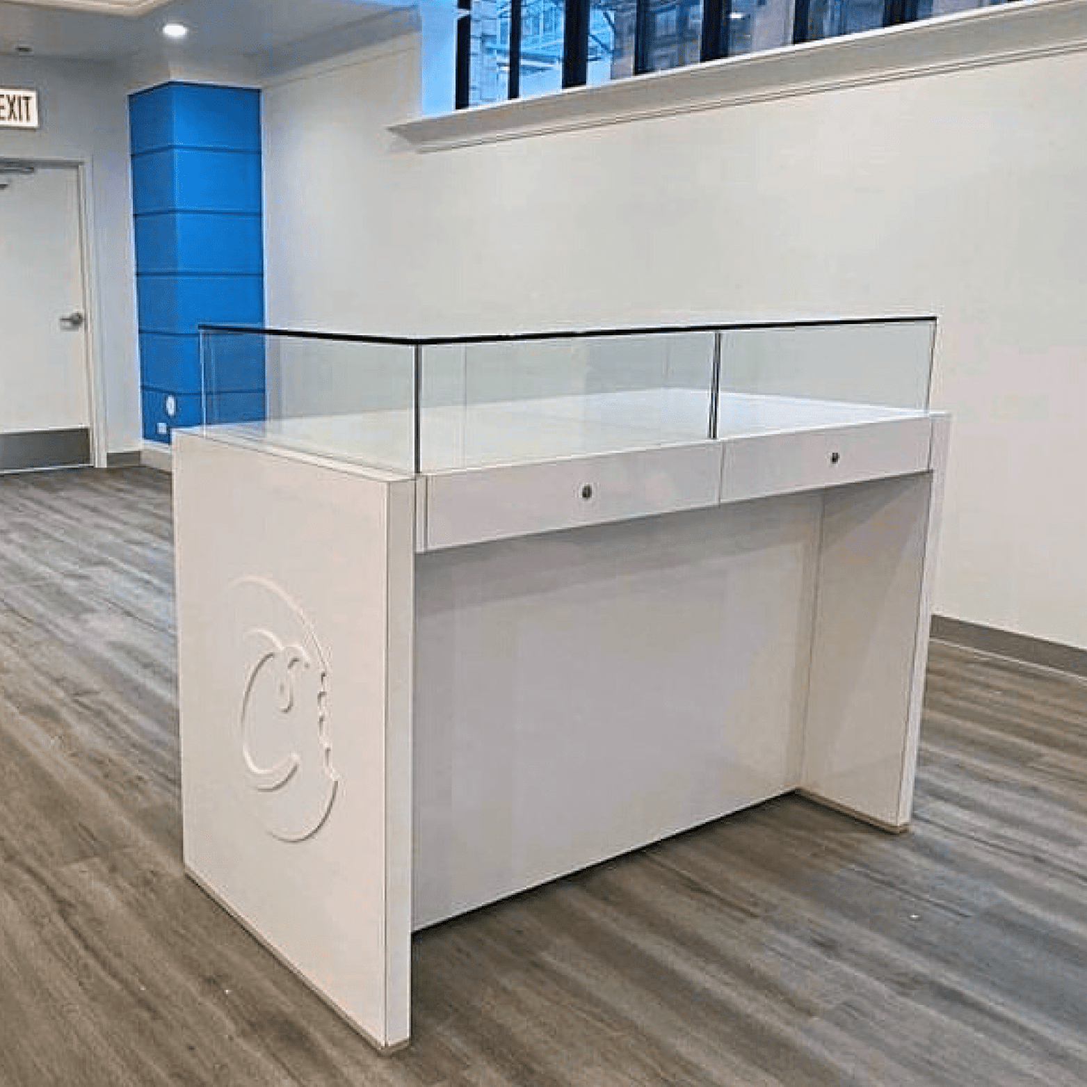 CUSTOM FREESTANDING SECURE RETAIL DISPLAY – SeattleDesignLab