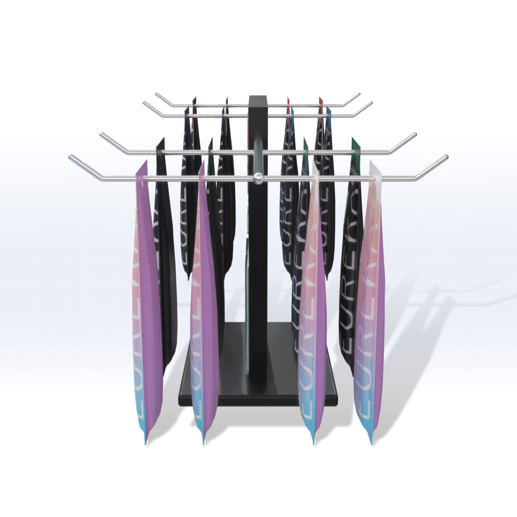 ACRYLIC WIRE-HOOK DISPLAY (4-HOOK) – SeattleDesignLab