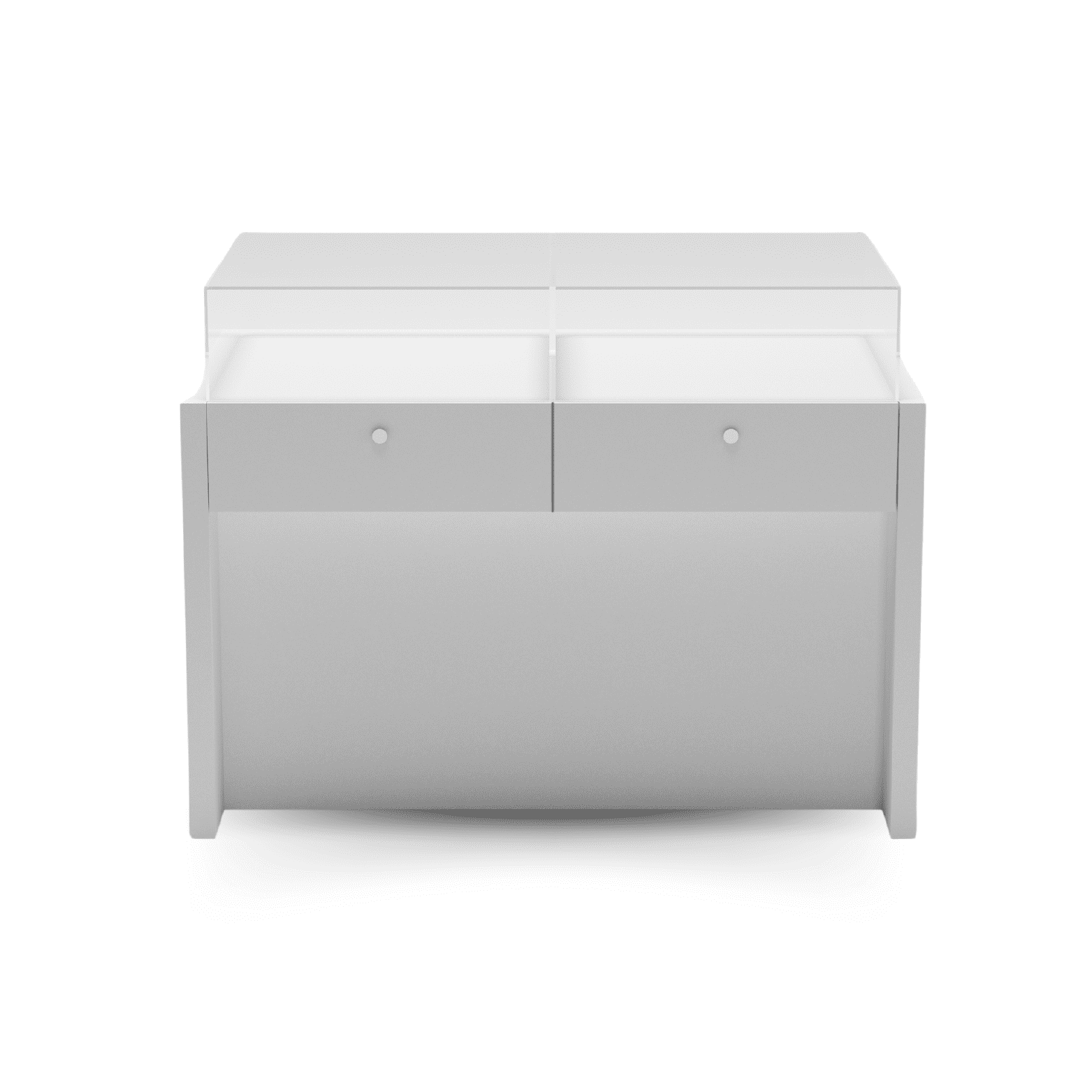 CUSTOM FREESTANDING SECURE RETAIL DISPLAY – SeattleDesignLab