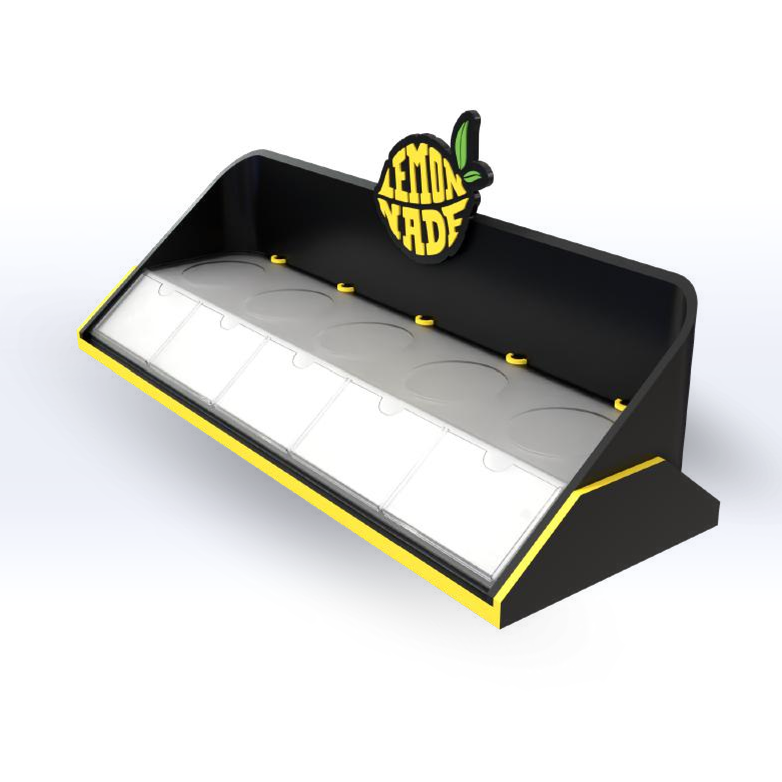 CUSTOM SECURE TETHER RETAIL DISPLAY – SeattleDesignLab