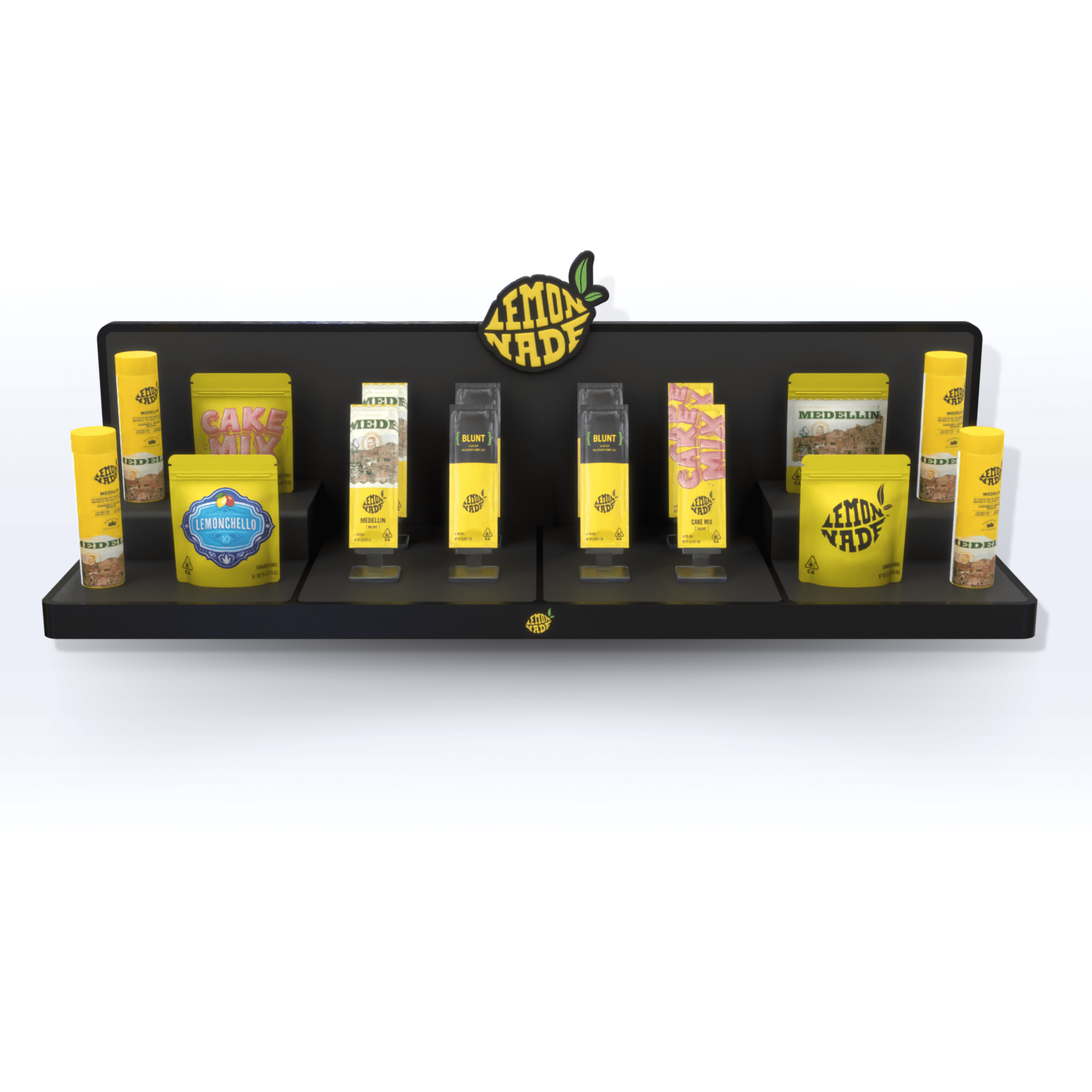 CUSTOM 4-TRAY STEP DISPLAY – SeattleDesignLab