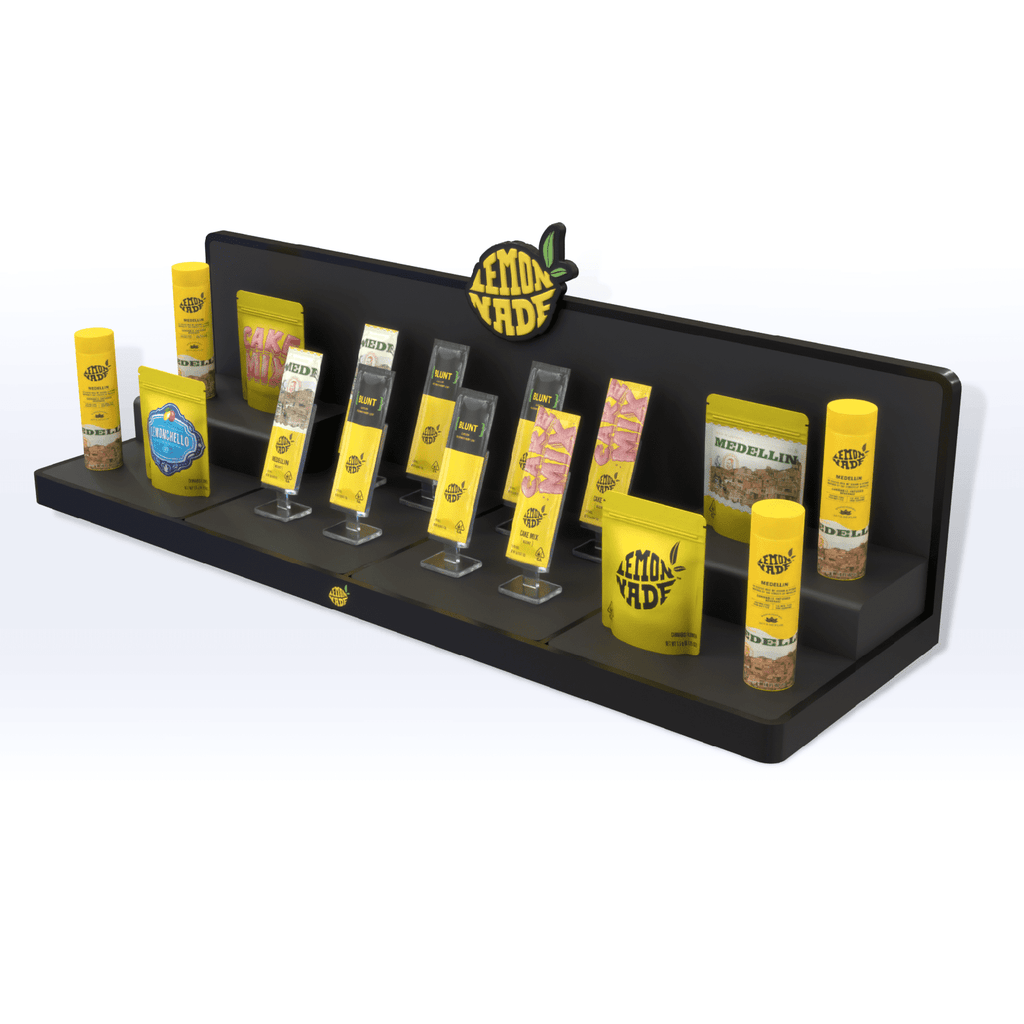 CUSTOM 4-TRAY STEP DISPLAY – SeattleDesignLab