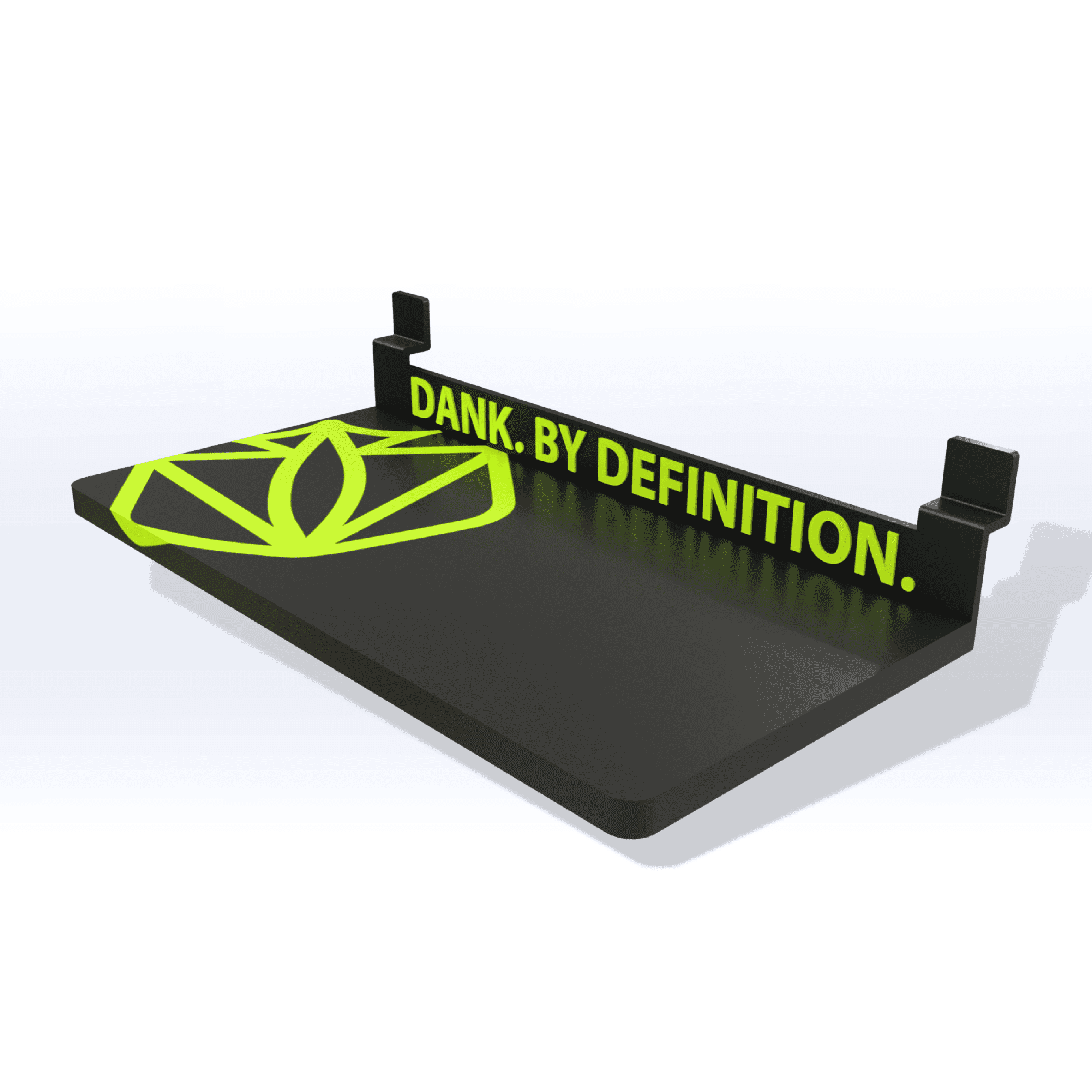 CUSTOM ACRYLIC SLAT-WALL SHELF – SeattleDesignLab