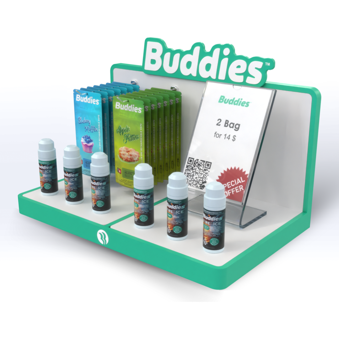 CUSTOM | ACRYLIC 2-HOOK STEP DISPLAY – SeattleDesignLab