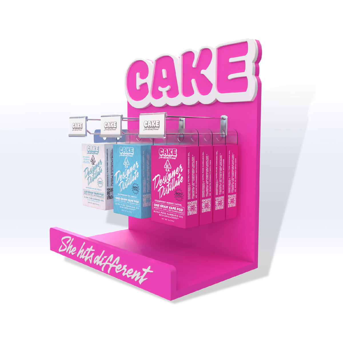 CUSTOM | ACRYLIC WIRE-HOOK POP DISPLAY – SeattleDesignLab