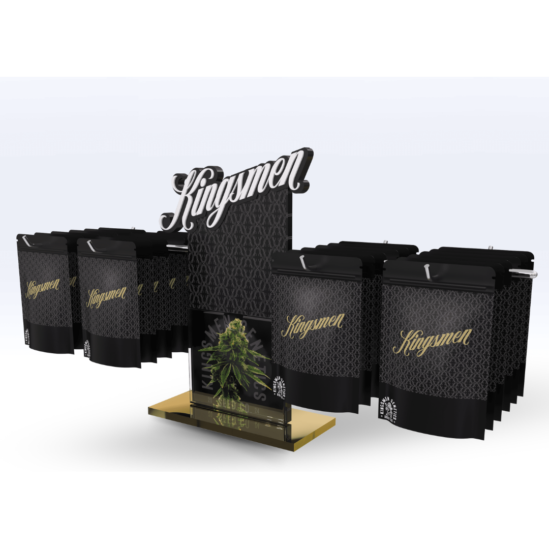 CUSTOM | ACRYLIC 4-HOOK POP DISPLAY – SeattleDesignLab