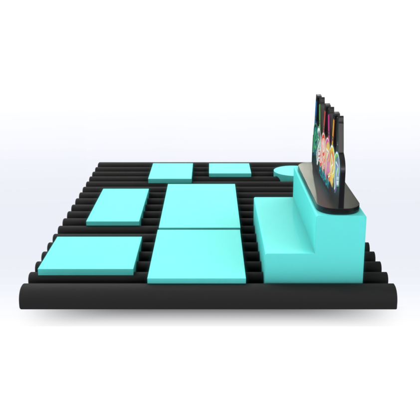 CUSTOM | ACRYLIC WAVES SYSTEM DISPLAY – SeattleDesignLab