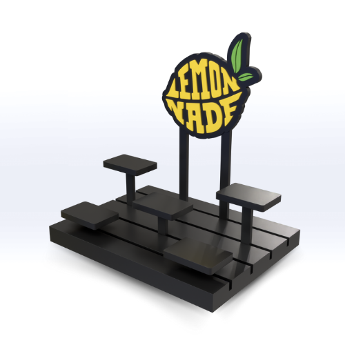 CUSTOM ACRYLIC MULTI-LEVEL DISPLAY – SeattleDesignLab