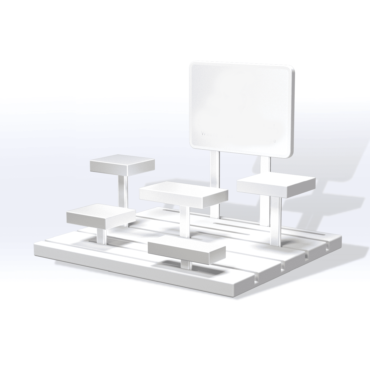 CUSTOM MULTI-LEVEL DISPENSARY DISPLAY – SeattleDesignLab