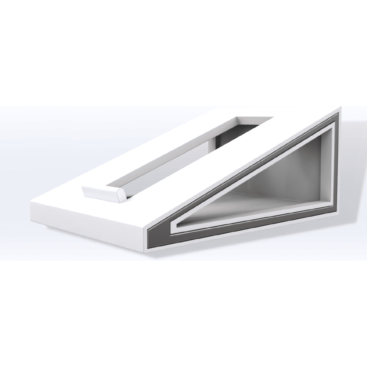 ACRYLIC WEDGE PROP DISPLAY – SeattleDesignLab