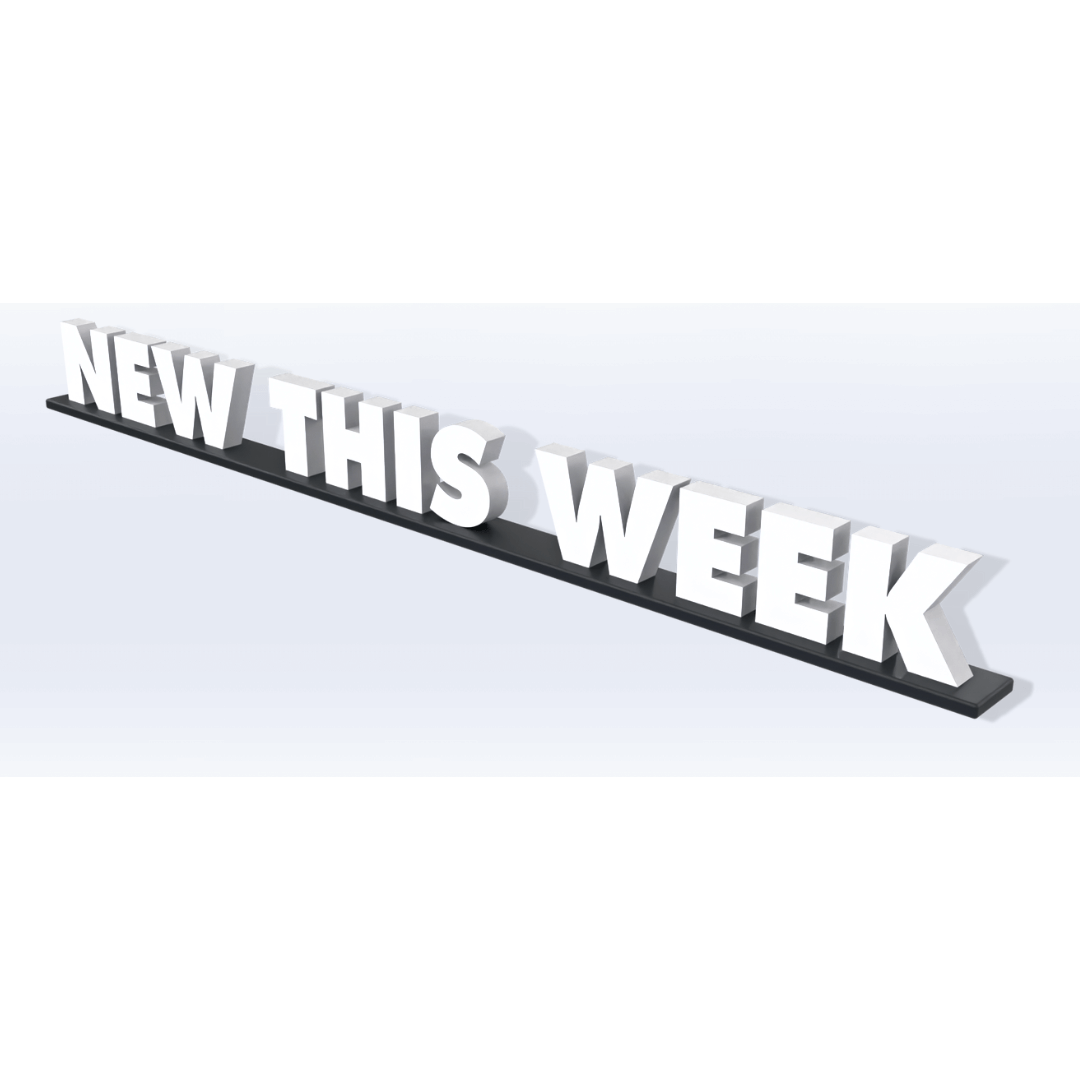 SIGNS | ACRYLIC NEW THIS WEEK SIGN – SeattleDesignLab