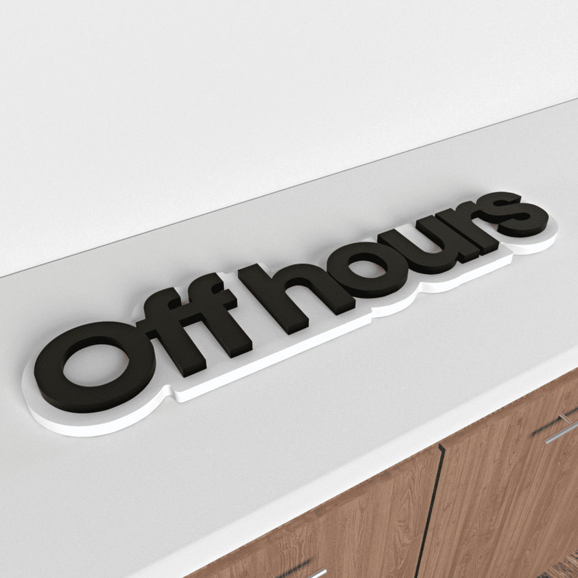 CUSTOM FOAM CORE SIGNS – SeattleDesignLab