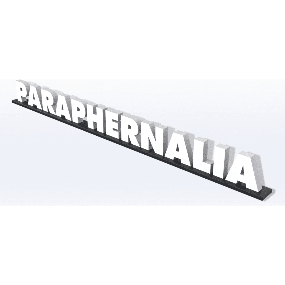 SIGNS | ACRYLIC PARAPHERNALIA SIGN – SeattleDesignLab