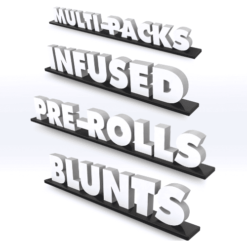 SIGNS | ACRYLIC PRE-ROLLS SIGN BUNDLE – SeattleDesignLab
