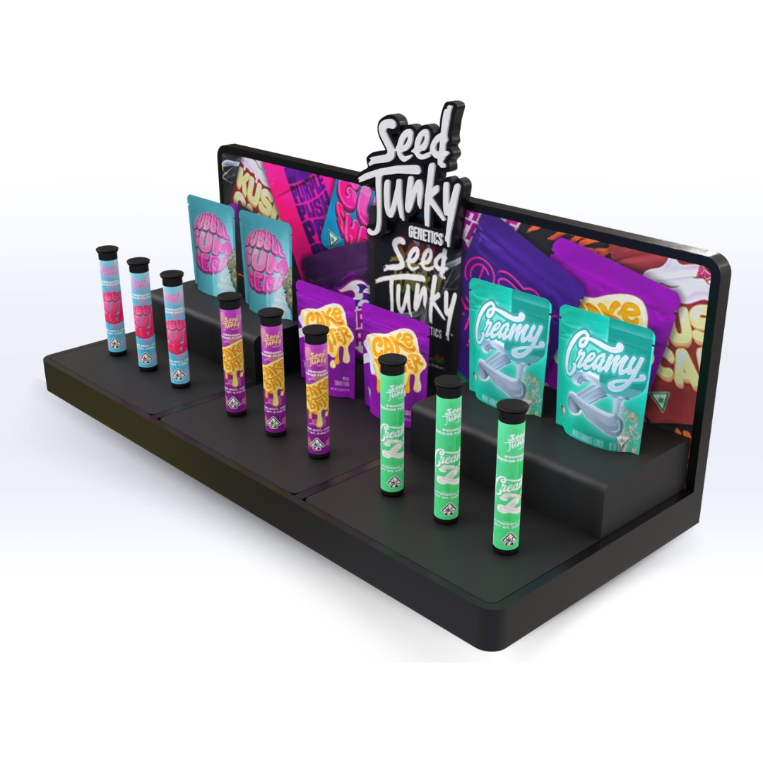 CUSTOM | ACRYLIC 3-TRAY STEP DISPLAY – SeattleDesignLab