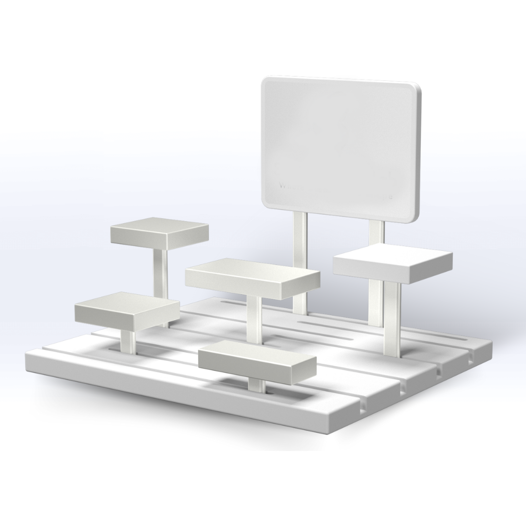 ACRYLIC MULTI-LEVEL DISPLAY – SeattleDesignLab